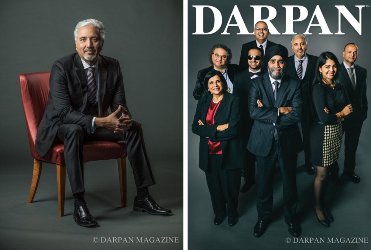 Dave Mann featured in Darpan Magazine cover story – Mannkind Charity